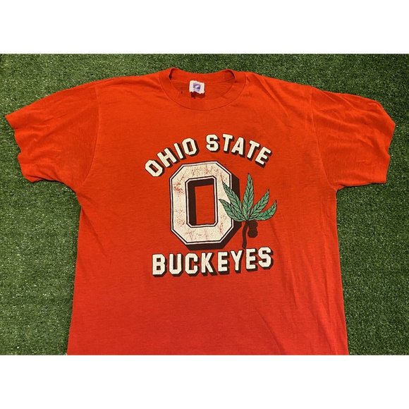 LOGO 7 | Shirts | Vintage Logo 7 Ohio State Buckeyes Spell Out Logo ...